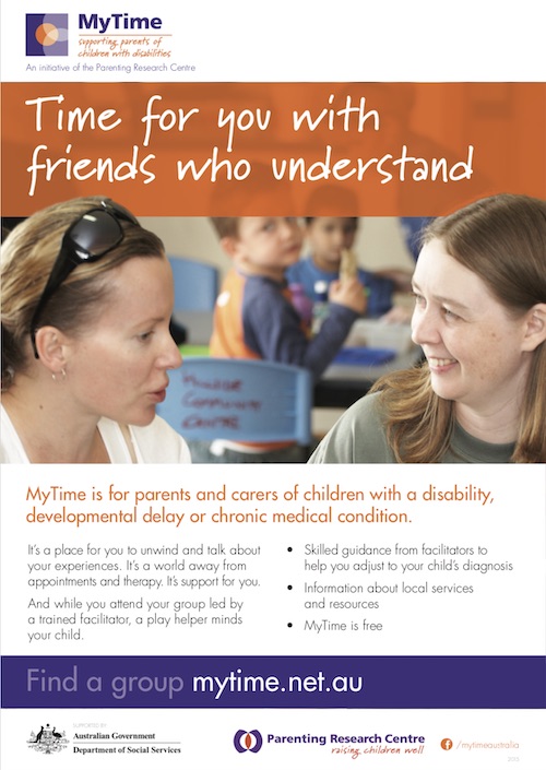 MyTime: Supporting Parents of Children with Disabilities | Playgroup NSW