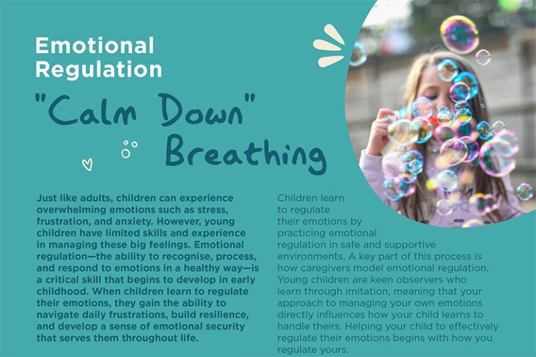 Emotional Regulation - "Calm Down" Breathing | Playgroup NSW