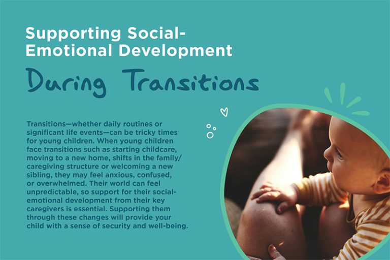 Supporting Social-Emotional Development During Transitions | Playgroup NSW