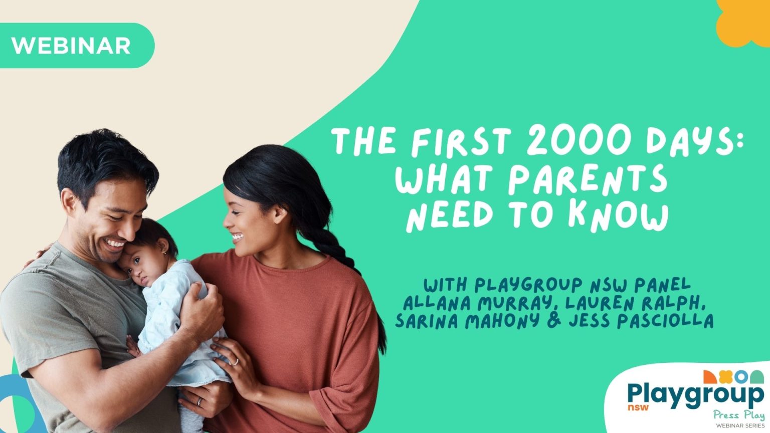 Press Play Webinar: The First 2000 Days - What Parents Need to Know ...